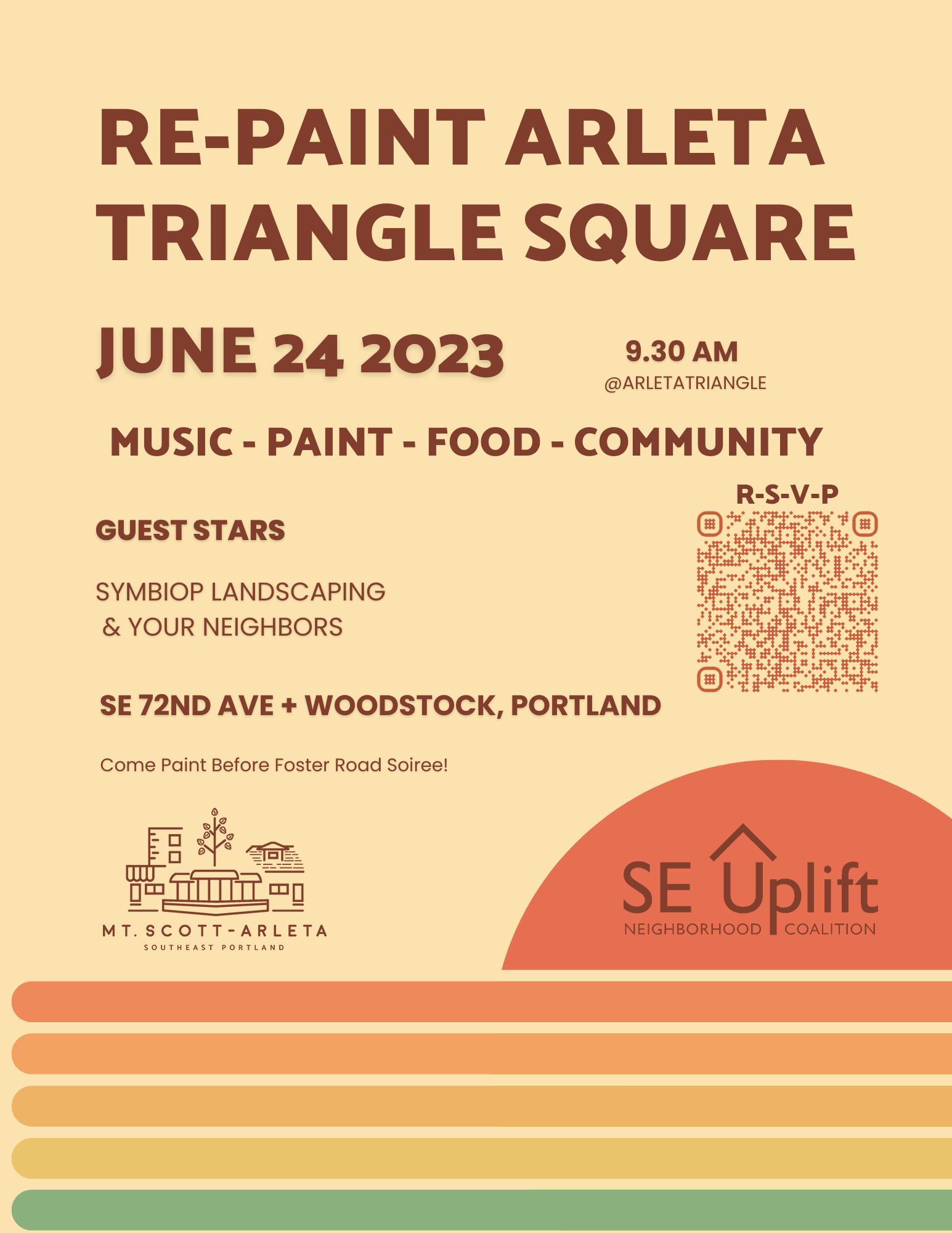 Re-Paint Arleta Triangle Square June 24th – Mt. Scott-Arleta ...